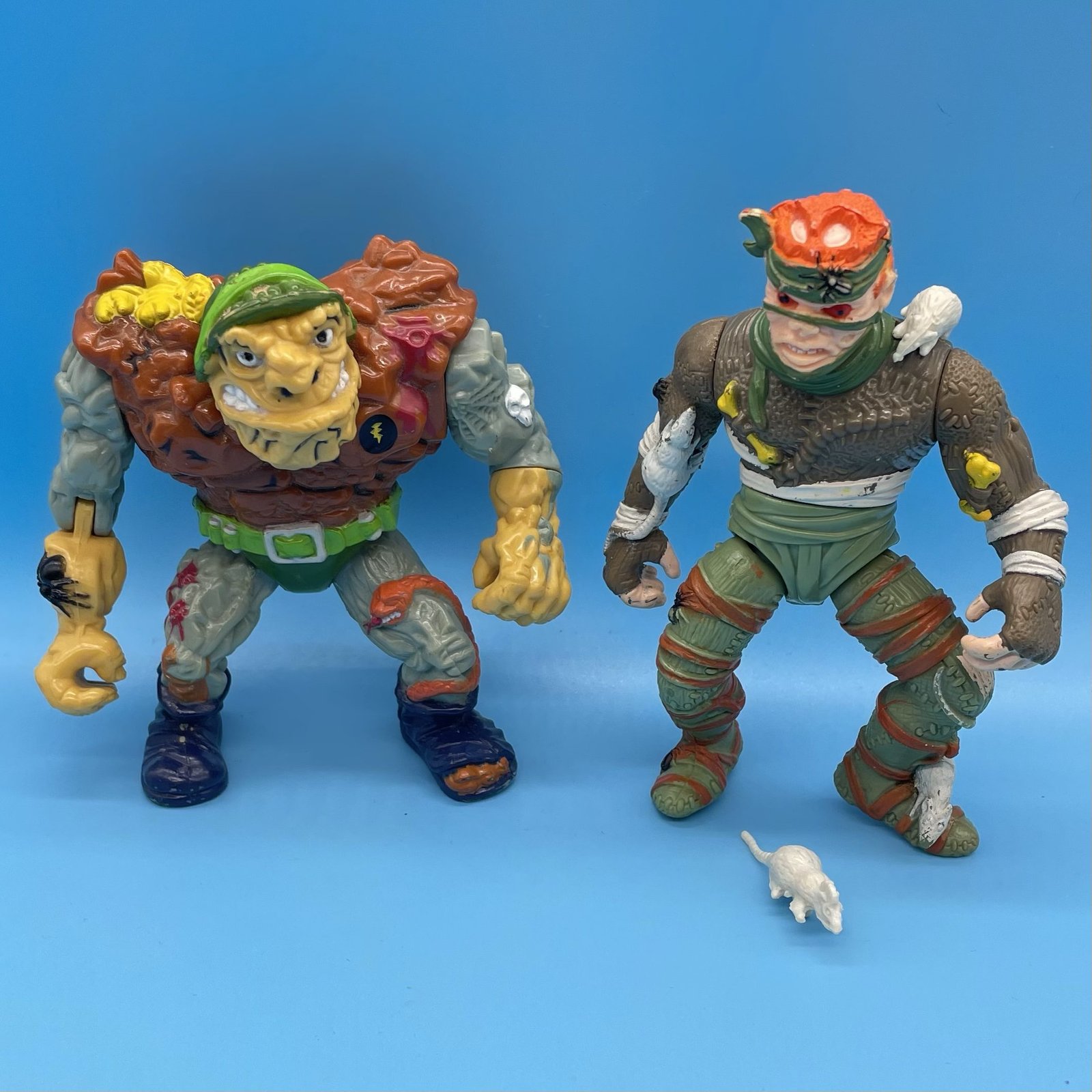 Teenage Mutant Ninja Turtles 4” General Traag and Rat King figures from ...